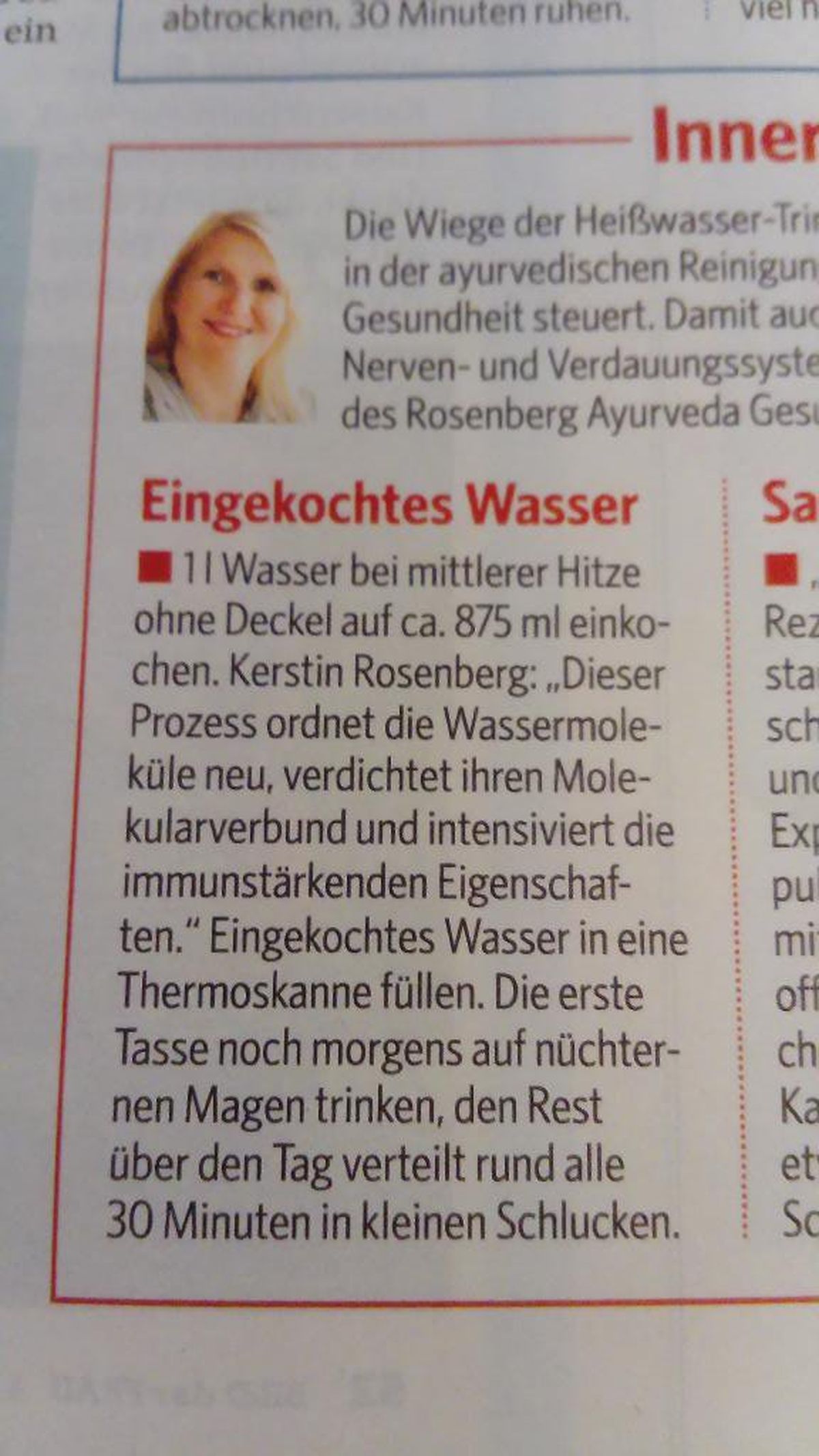 Mal was Neues: Eingekochtes Wasser - Was is hier eigentlich los