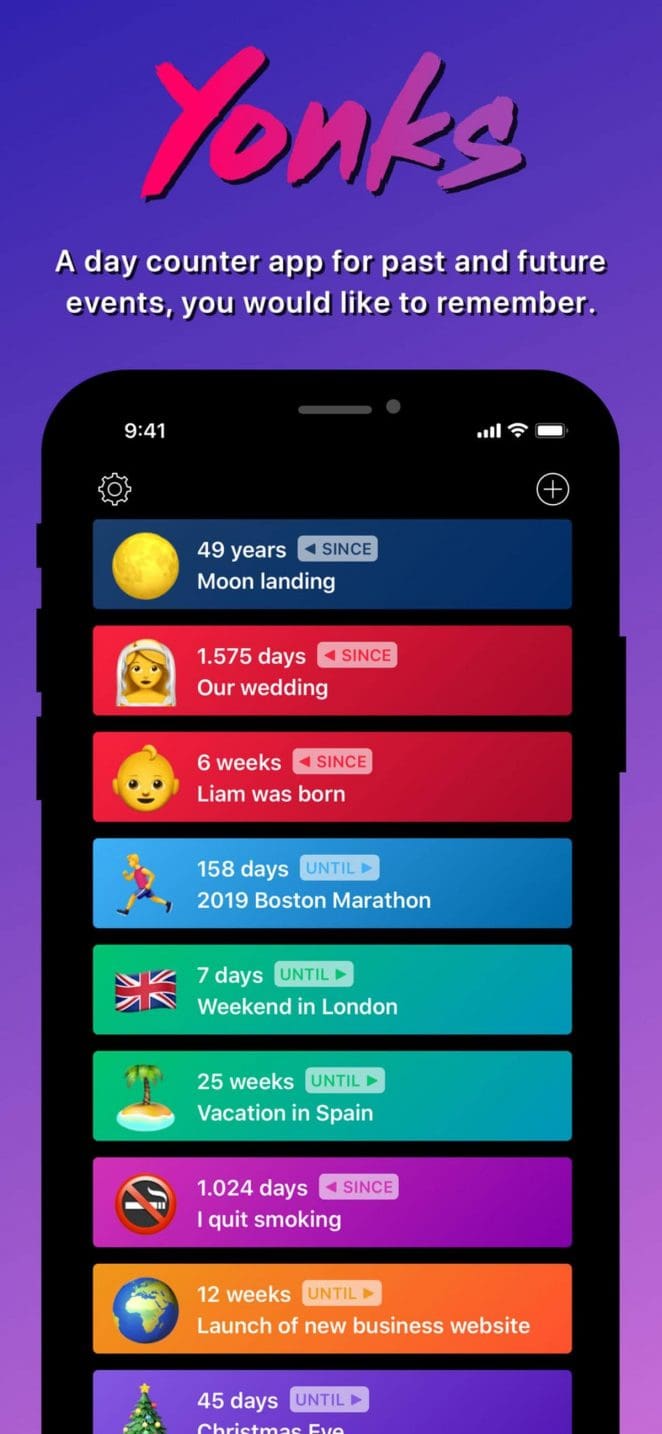 Yonks - Ein Day-Counter, der auch nach was aussieht - Was is hier ...