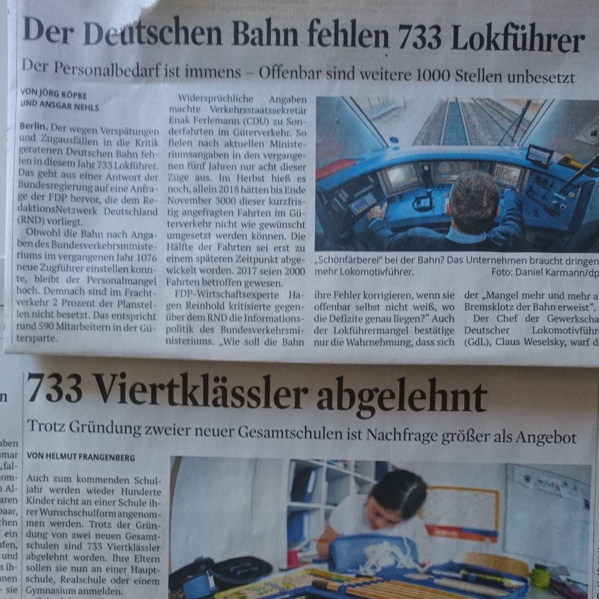 Ein Schelm, wer hier einen Zusammenhang sieht - Was is hier eigentlich los