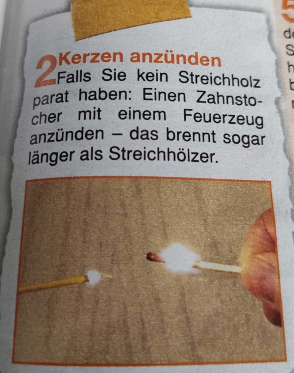 Lifehack: Kerze anzünden ohne Streichholz - Was is hier eigentlich los