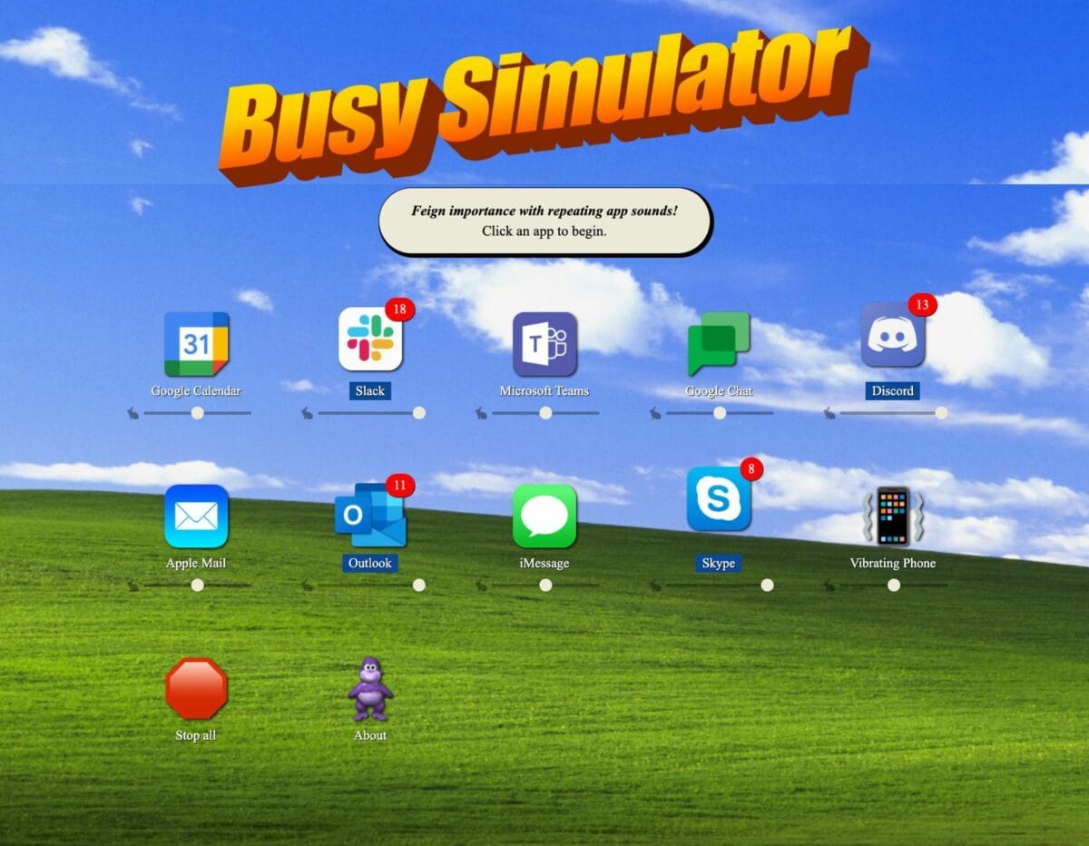 Der Busy Simulator - Was is hier eigentlich los