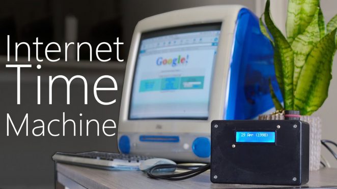 Eine richtige Internet-Zeitmaschine - Was is hier eigentlich los