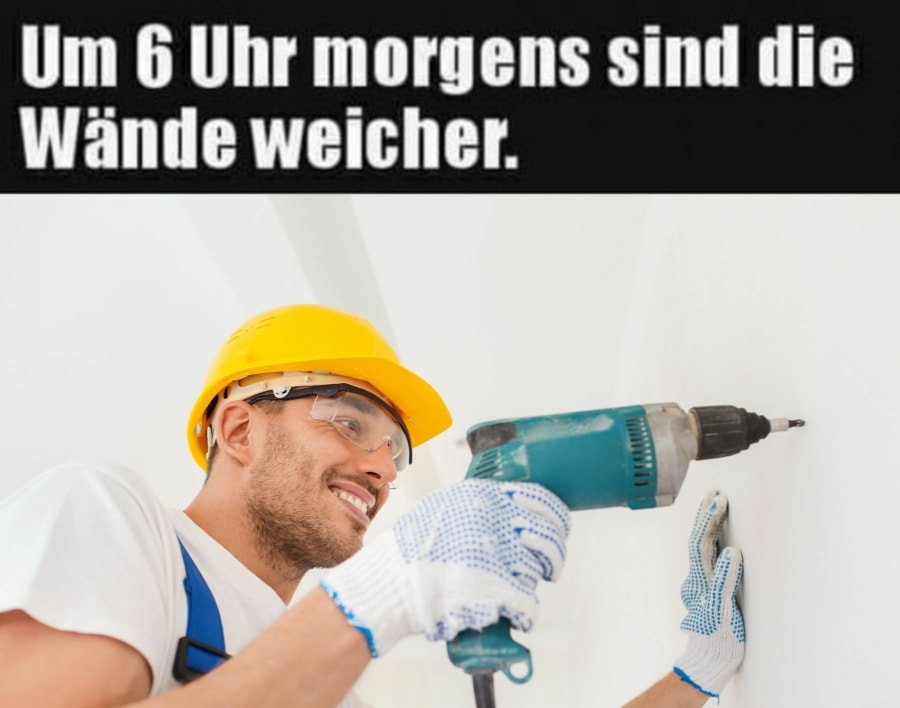 Warum Handwerker schon so früh mit der Arbeit anfangen - Was is hier ...